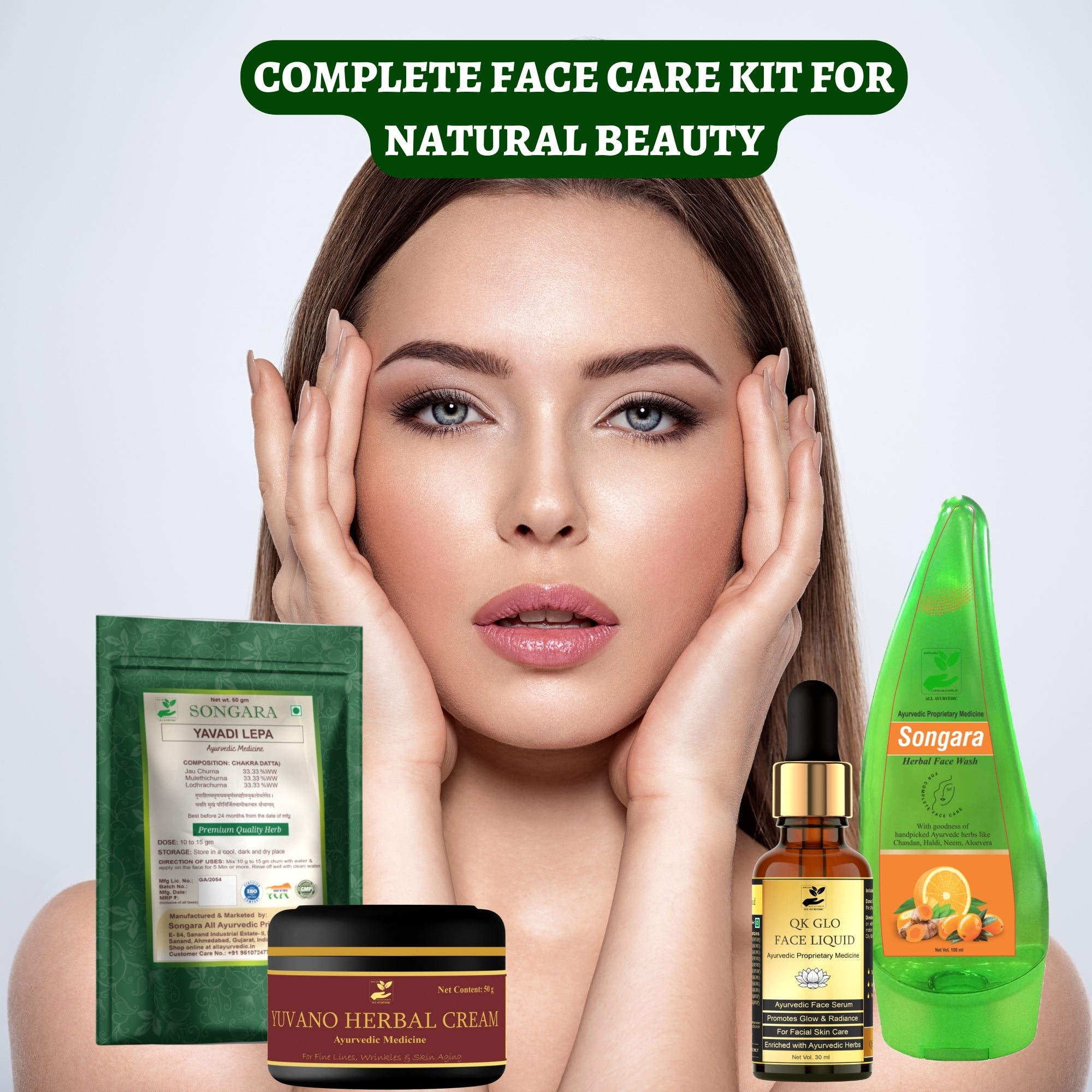 Songara Ayurvedic Face Care Kit for pigmentation & glow: Face Serum (3
